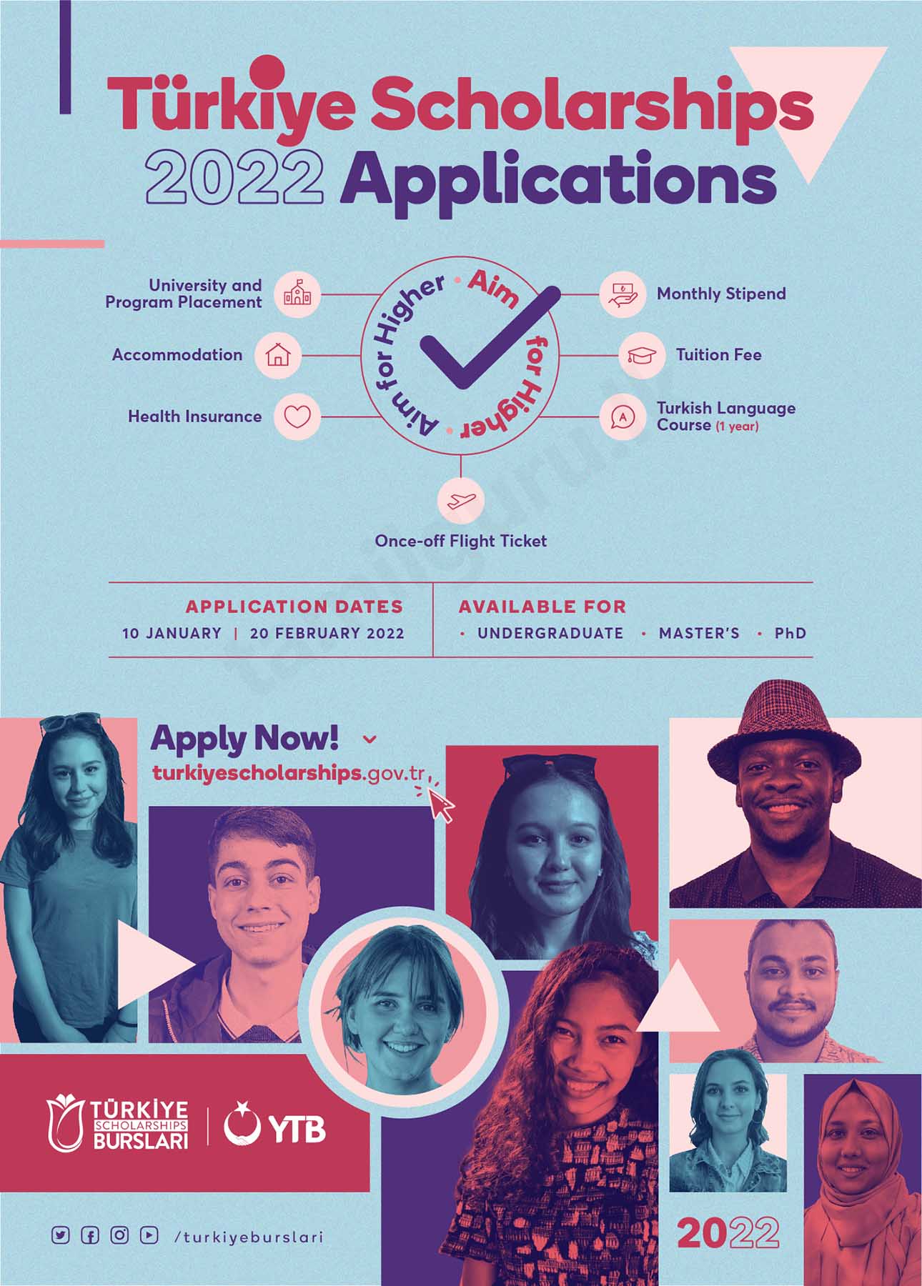 Turkey Scholarships 2022 For International Students Applications 