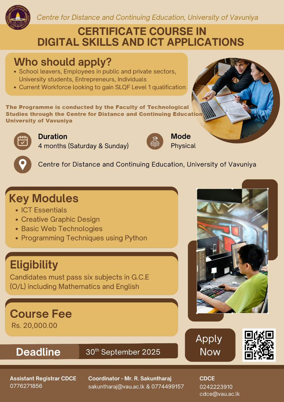 Certificate in Digital Skills and ICT Applications 2025 - University of ...